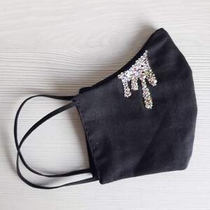 Euphoria-style Diamanté Tears Face Mask, Festival Mask for Burning Man ...
