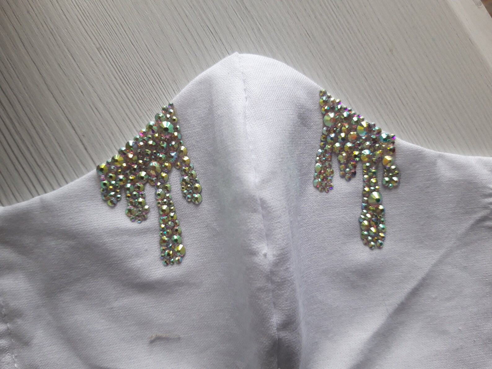 Euphoria-style Diamanté Tears Face Mask Festival Mask for | Etsy