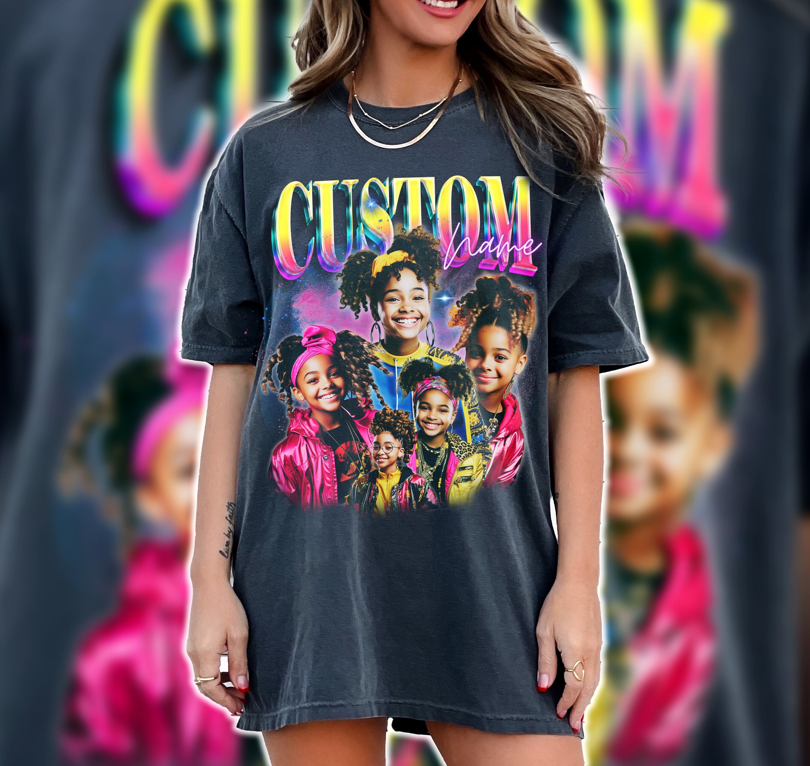 90s Tshirt ,custom Bootleg Rap Tee, Custom Photo, Vintage Graphic 90s ...