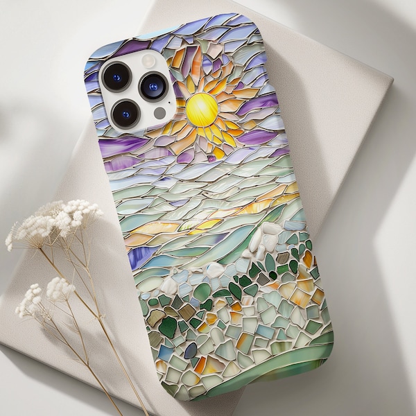 Stained Glass Mosaic iPhone Case - Etsy