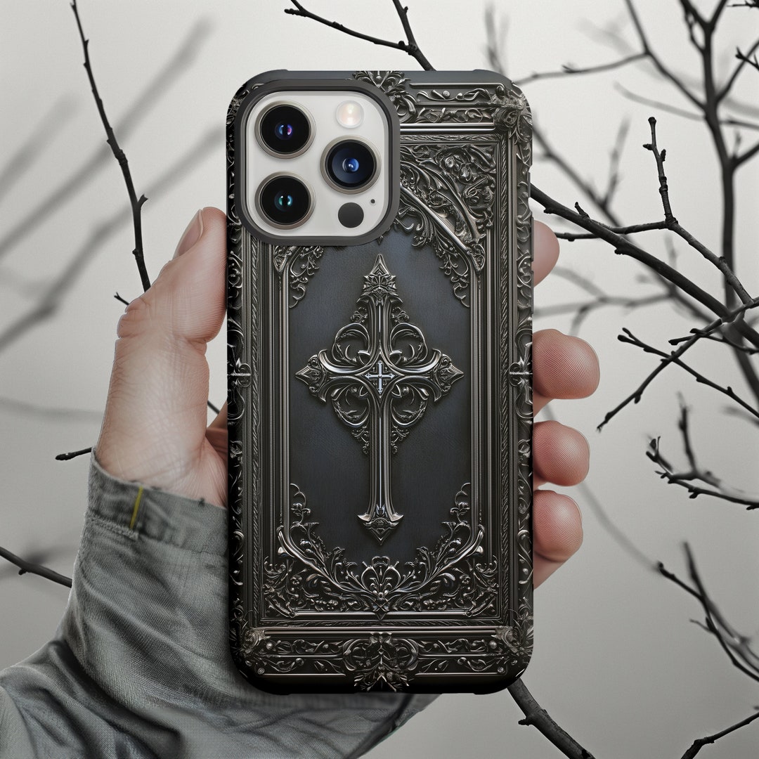 Gothic Cross Phone Case for iPhone and Samsung - Dark Academia ...