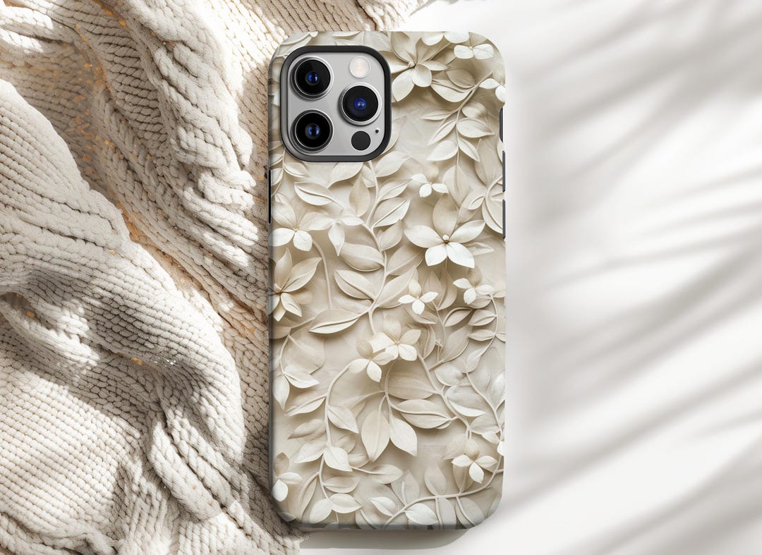Elegant 3D Floral Design Phone Case - Compatible With iPhone 15,iphone ...
