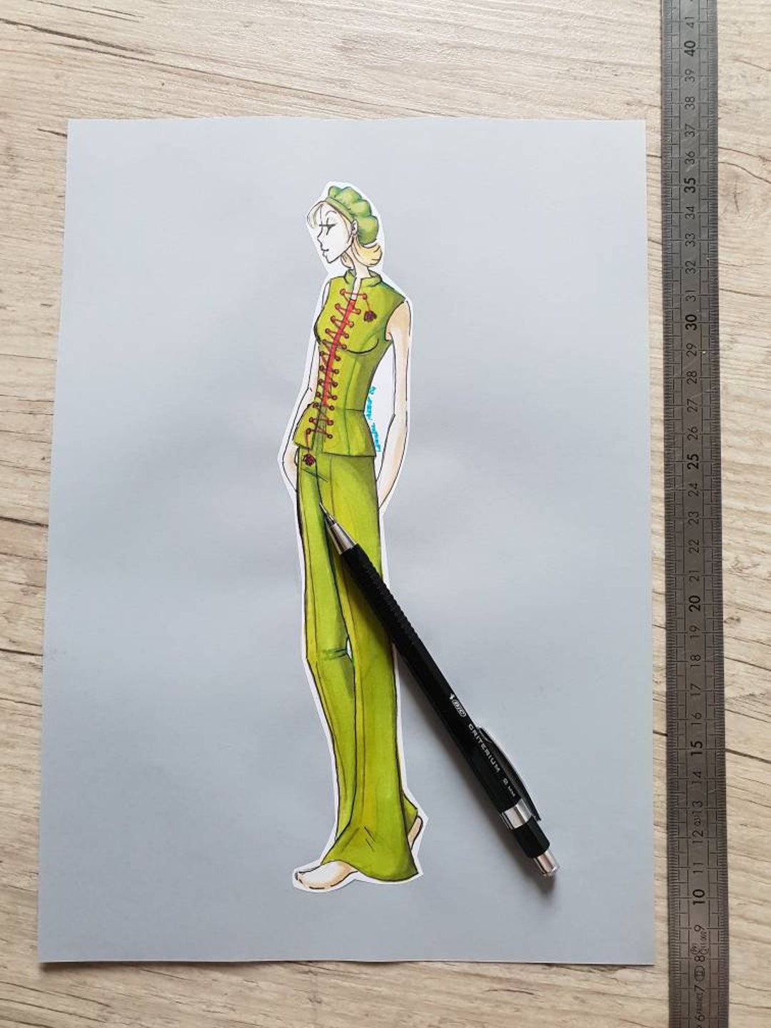 Illustration, Fashion, Original, Drawing, Sketch, Sketch, Art, Stylist ...