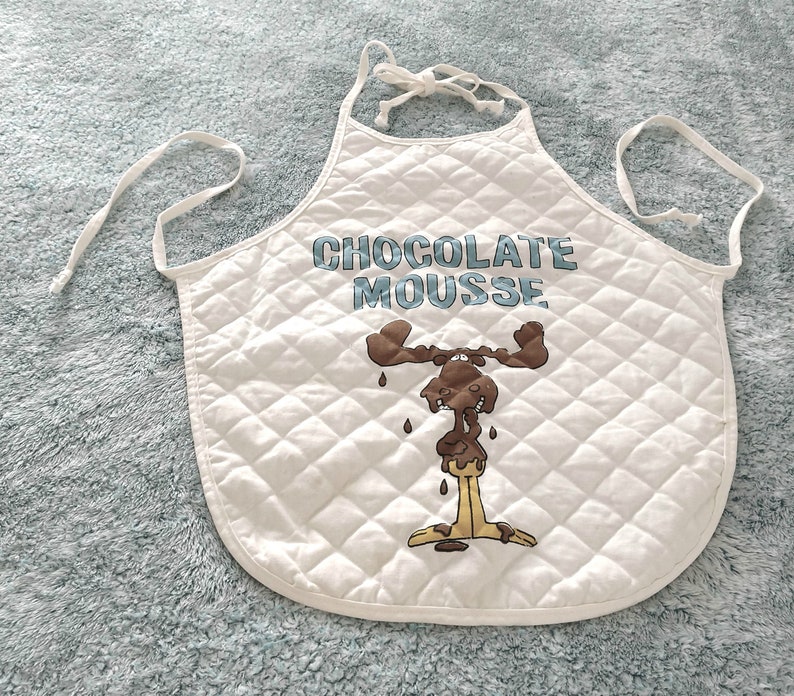 Holiday Gift, Vintage Humorous Cartoon Apron, Novelty Bib Apron, Spring ...