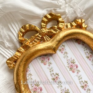 Italian Florentine Frame Mirror Wood Pink Gold Silver Baroque Rococo ...