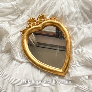 Italian Florentine Frame Mirror Wood Pink Gold Silver Baroque Rococo ...