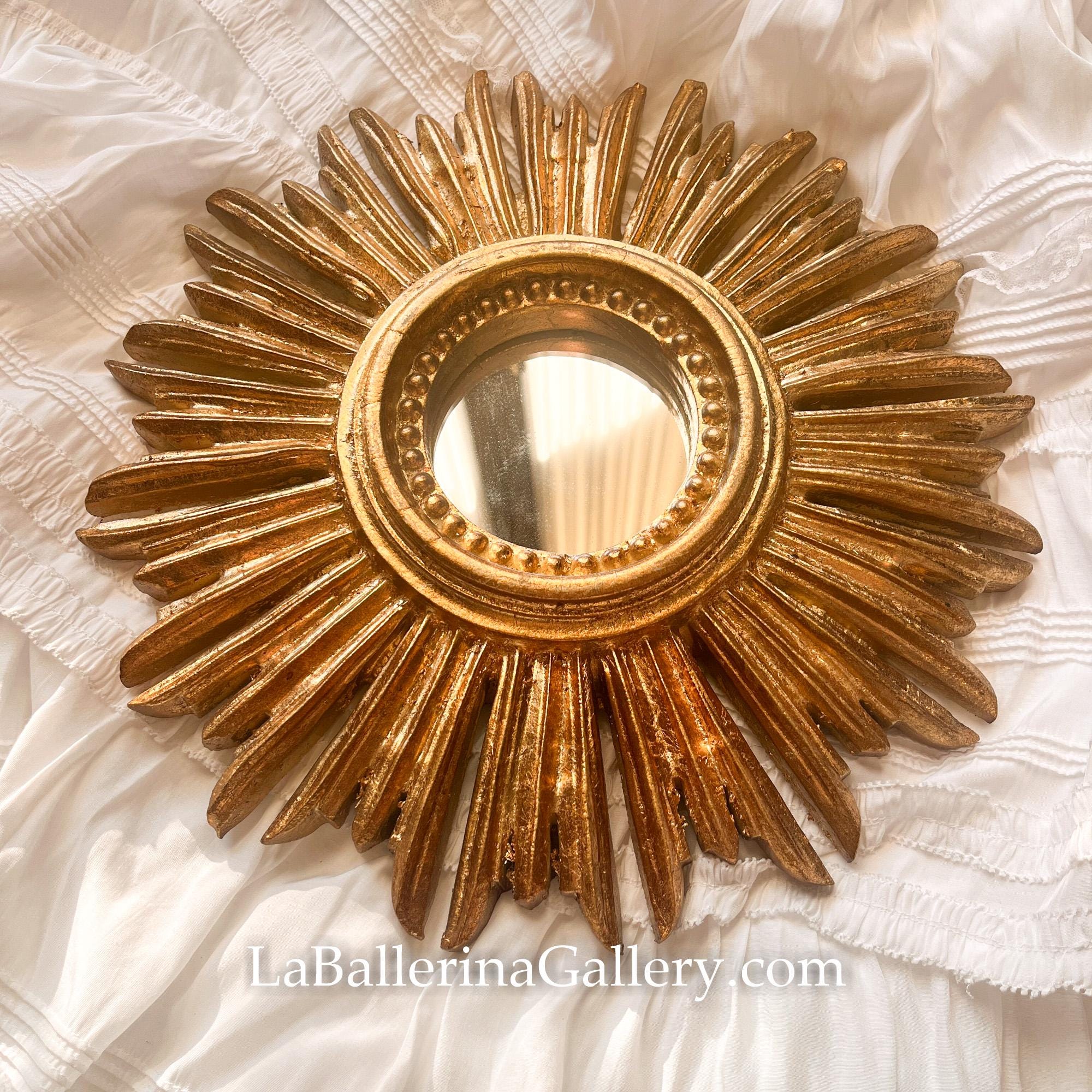 Italian Florentine Frame Mirror Wood Gold Baroque Rococo Relief ...
