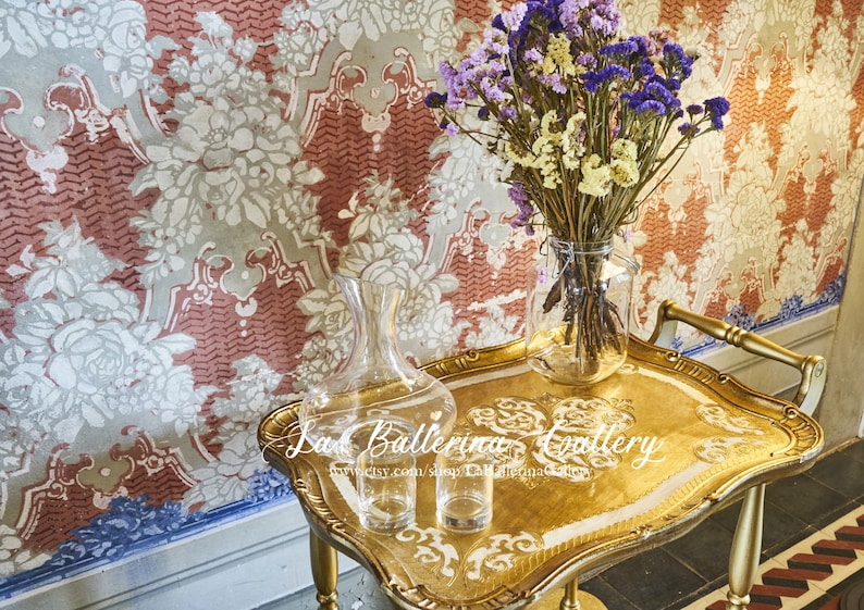 Italian Luxury Florentine Wooden Trolley Tea Bar Cart Serving - Etsy