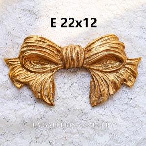 Italian Florentine Ribbon Bow Wall Hanging Wood Gold Baroque Rococo ...