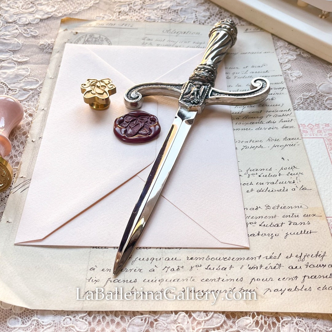 Letter Opener Medieval Dagger Poniard Vintage Style Steel - Etsy