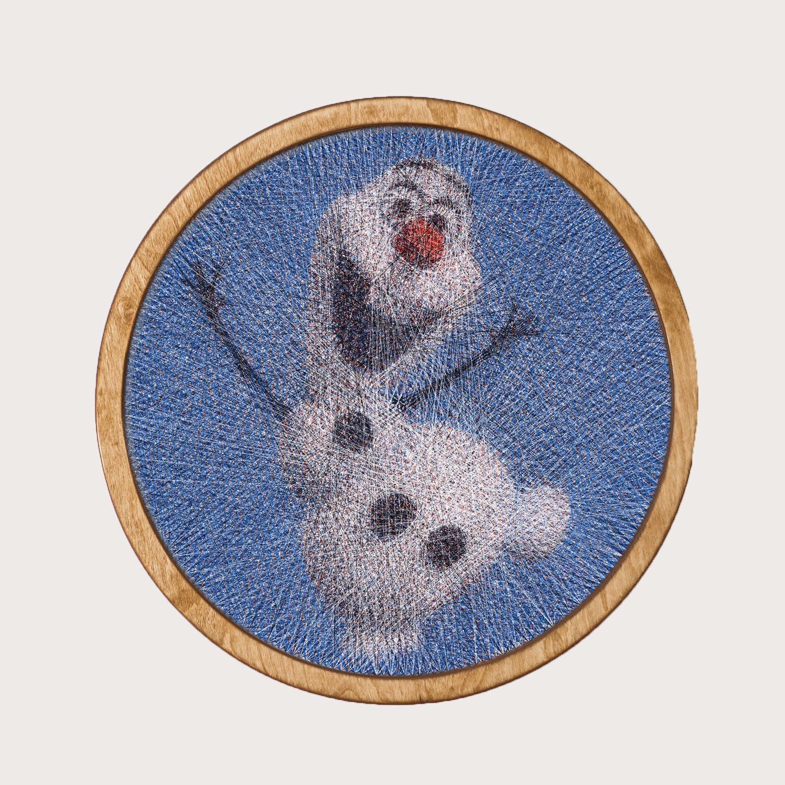 Olaf, String Art Portrait, DIY, Cartoons, Kids Gift, Child Room, Wall ...