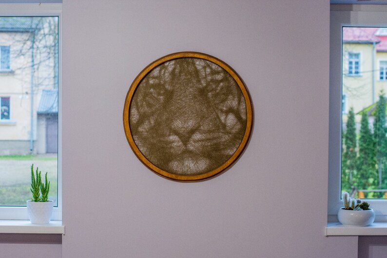 Tiger String Art Portrait or DIY Kit - Etsy