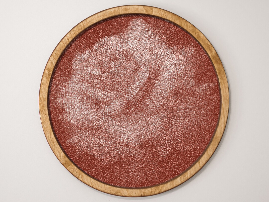 Rose, String Art, Portrait, DIY Kit, Ring String, Gift for Her, Flowers ...