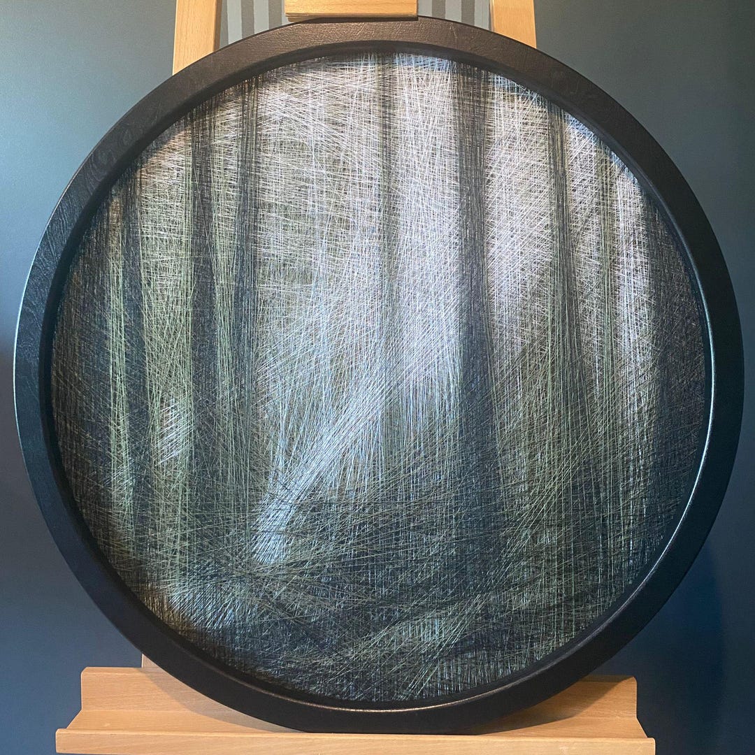 Forest, String Art, String Portrait, Art Gift, DIY Kit, Craft, Art Wall ...