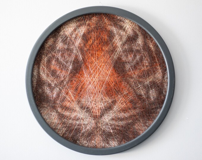 Multicolor, Tiger, String Art, Portrait, Bausatz, Tier, Wanddekor, ZOO ...