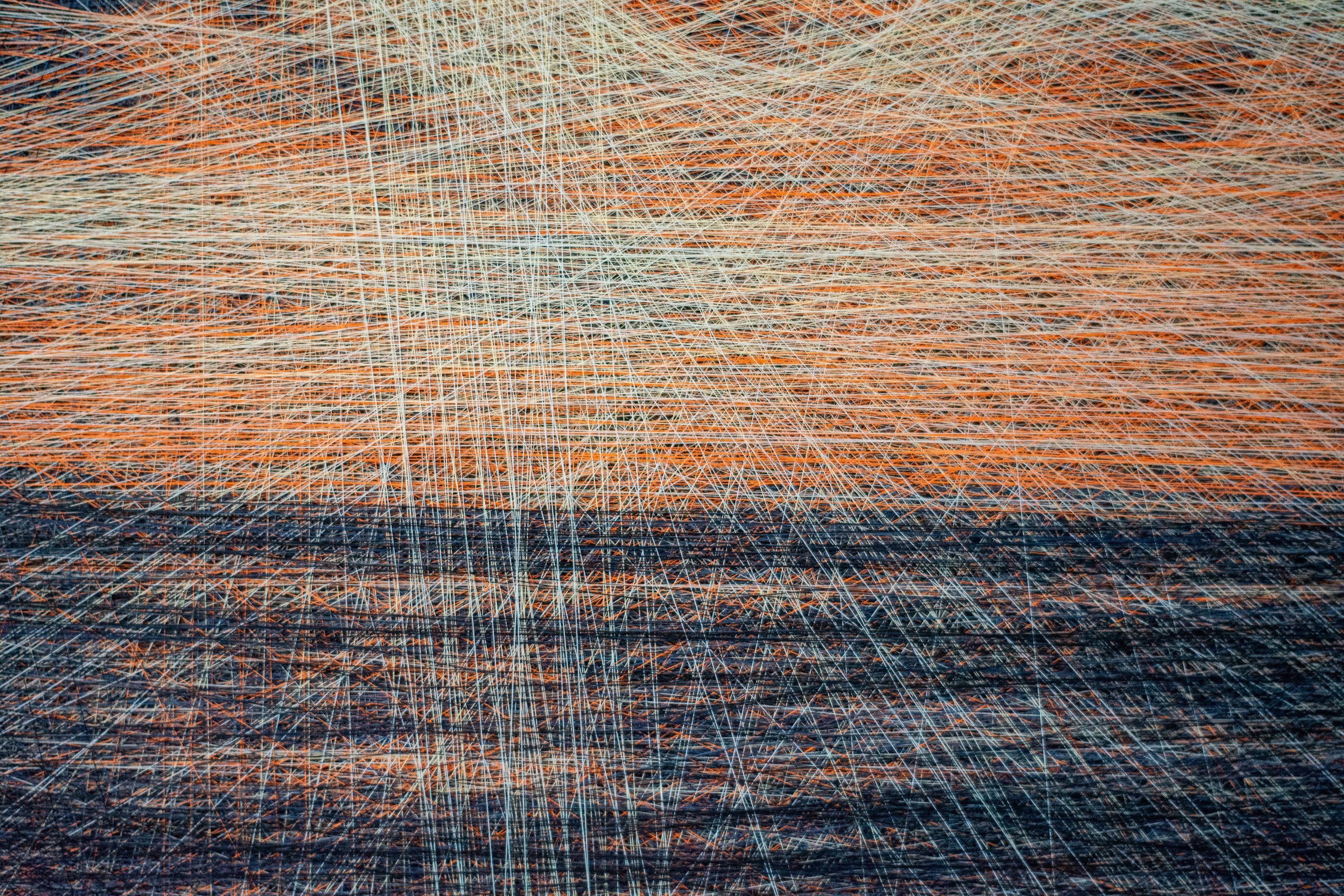 Sunset, String Art, Colorful Portrait, DIY Kit, Handmade Photo, Unique ...