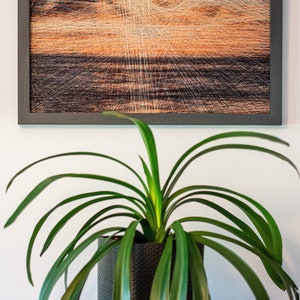 Sunset, String Art, Colorful Portrait, DIY Kit, Handmade Photo, Unique ...