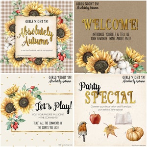 LUXE Girls Night in Color Street Party Pack: Absolutely Autumn | Etsy