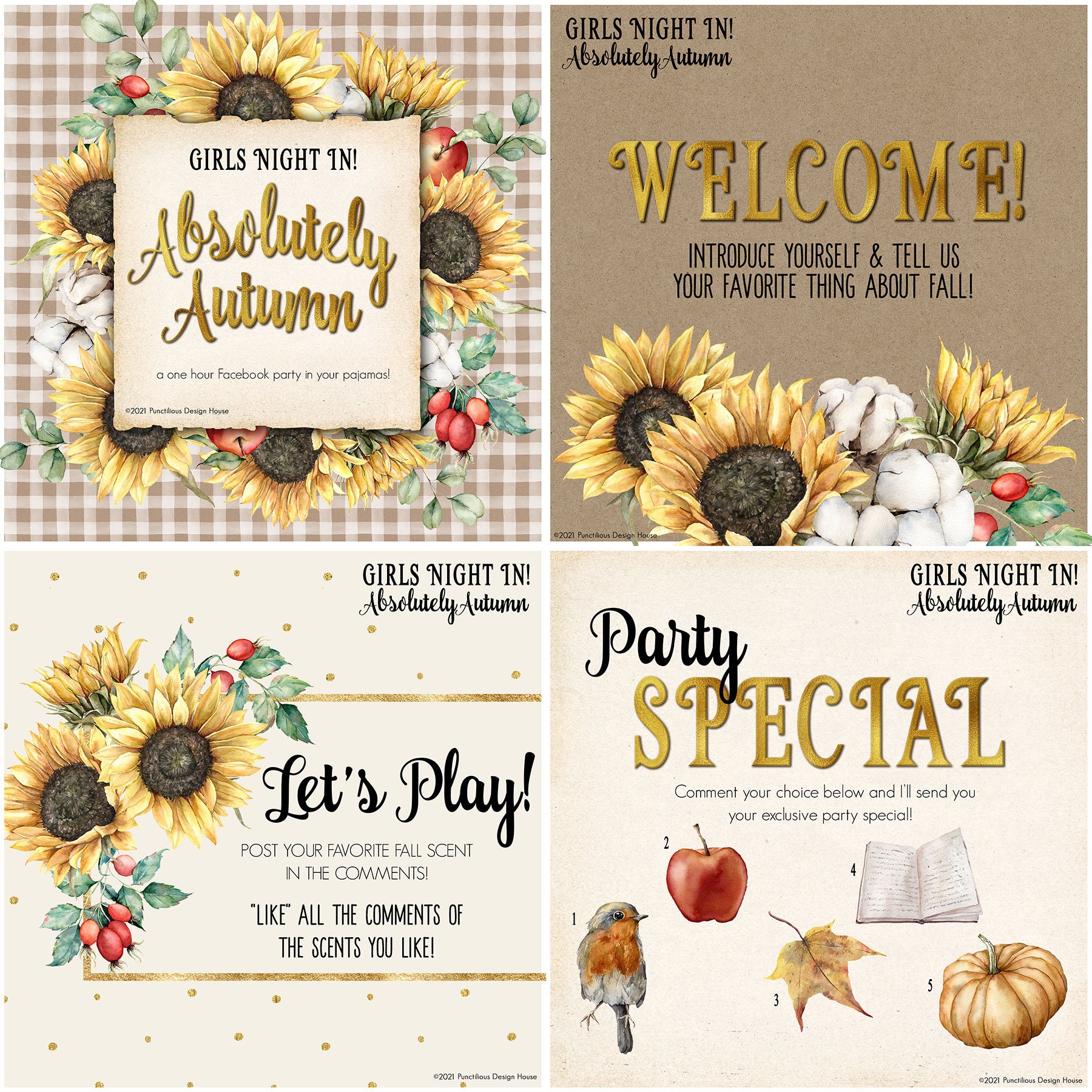 LUXE Girls Night in Color Street Party Pack: Absolutely Autumn - Etsy