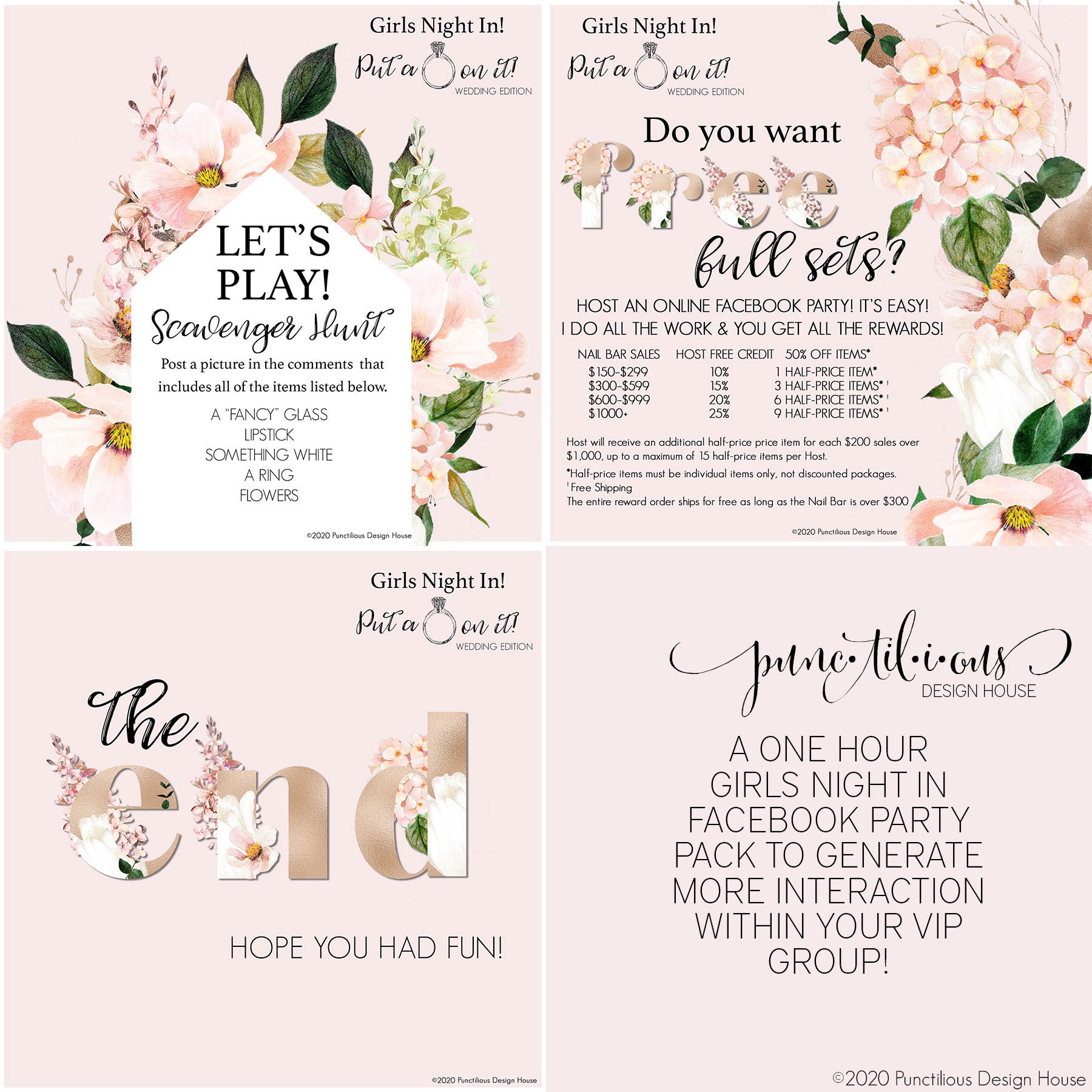 LUXE Girls Night in Color Street Party Pack: Put a Ring on It - Etsy