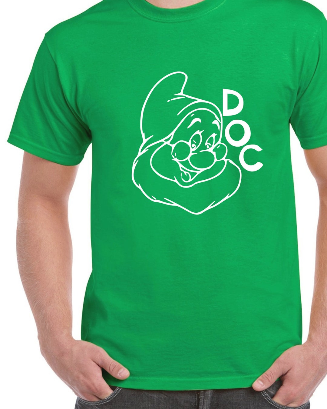 Doc Dwarf Tshirt Shirt/doc Shirt/mens Tshirt/7 Dwarves/matching Disney ...