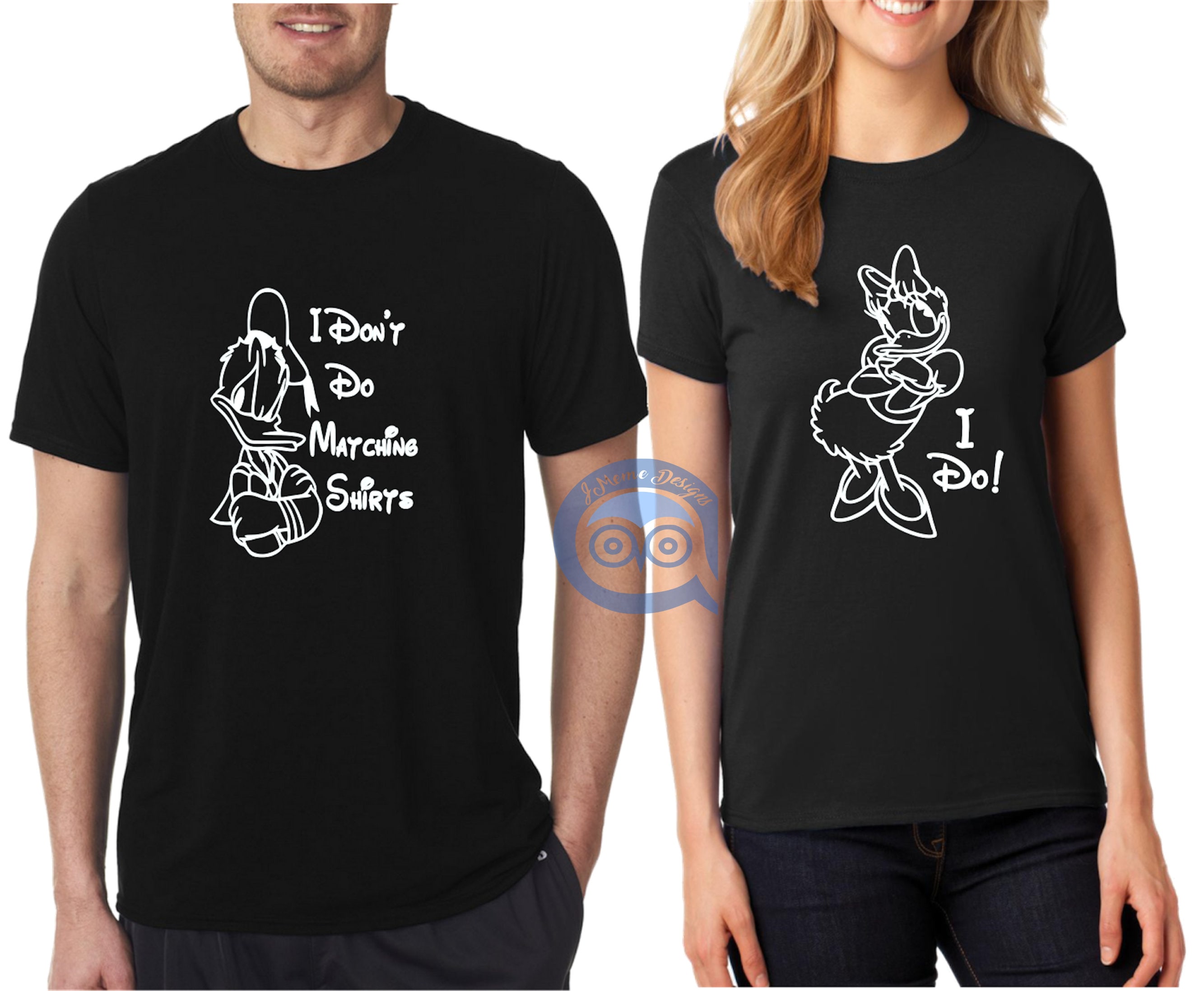 Donald and Daisy Duck Couples Matching Shirts/ I Don't Do Matching Set ...