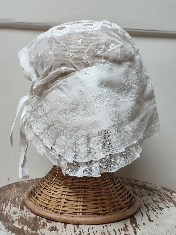 French coif, regional boudoir style bonnet, original … - Gem