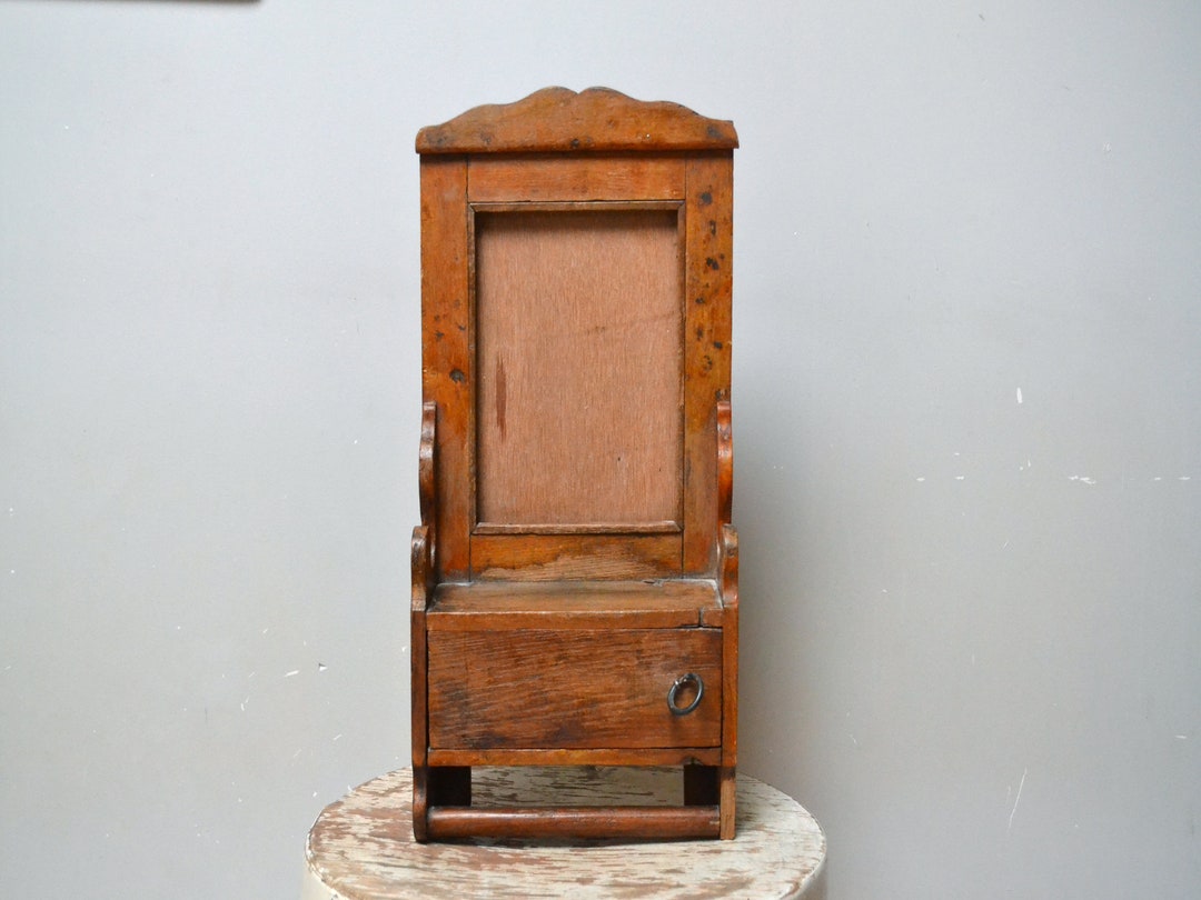 Antique Cabinet, Small Furniture for Bathroom, Miniature Cupboard ...