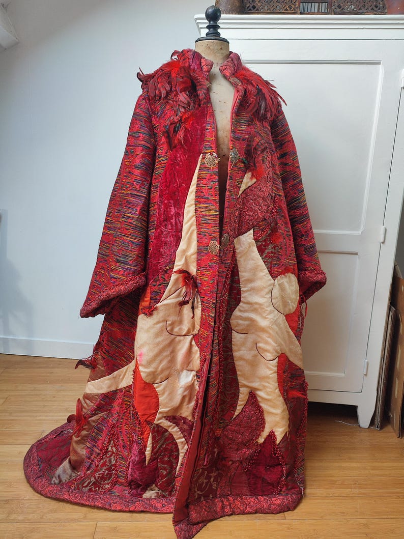 Red Theatrical Music Hall Coat From the 60s/70s - Etsy
