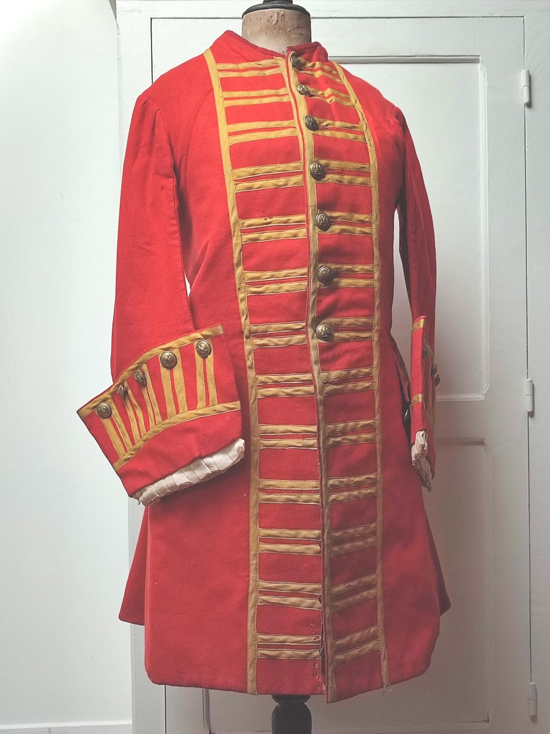 Theater Orange Woolen Jacket Frock/court Jacket Style - Etsy