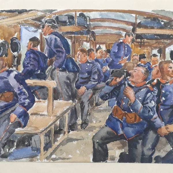 Military Watercolor Paintings - Etsy