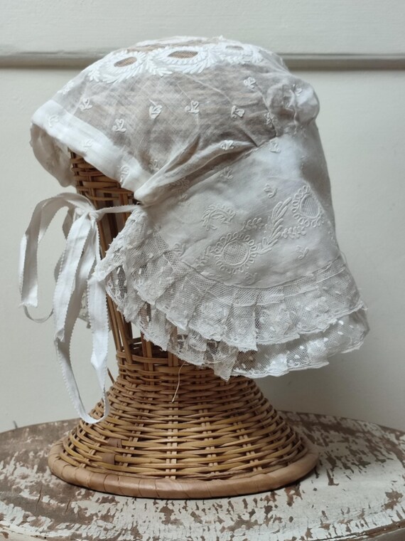 French coif, regional boudoir style bonnet, original … - Gem