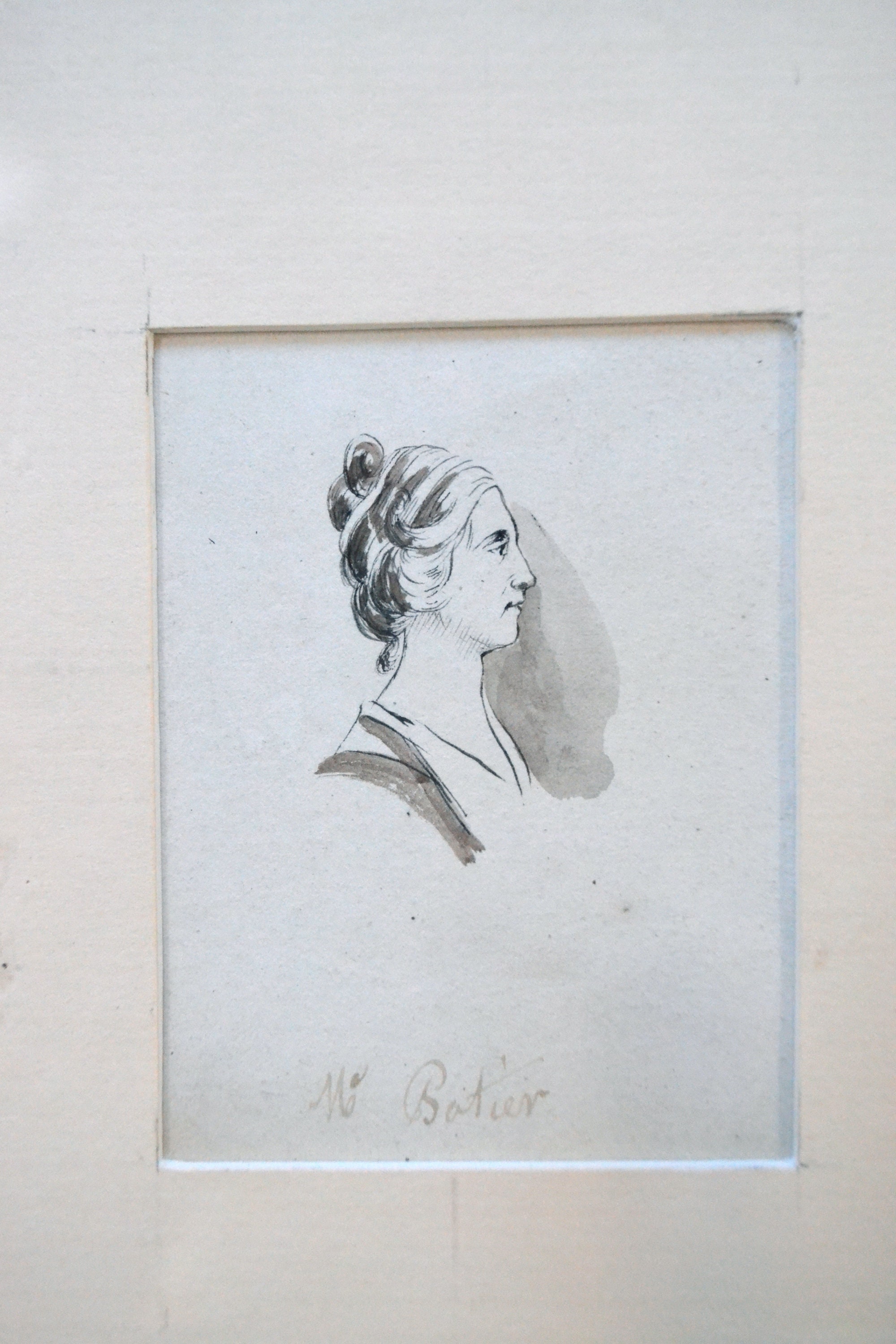 Miniature Romantic Drawing for Boudoir Décor French Actress - Etsy