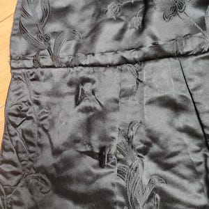 Art Deco Satin Robe With Floral Weaving and Quilting - Etsy