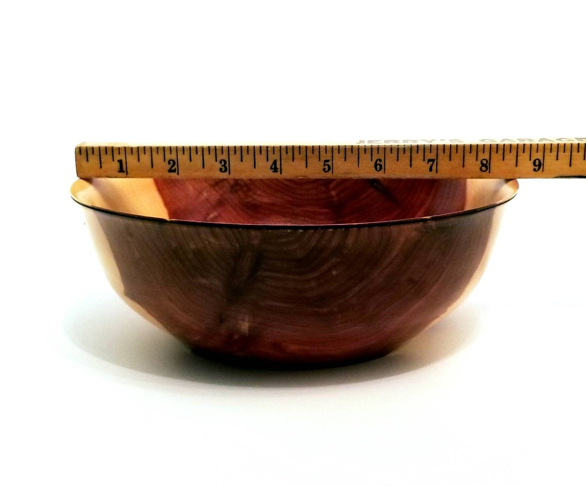 Beautiful Cedar Handmade Wood Bowl | Etsy