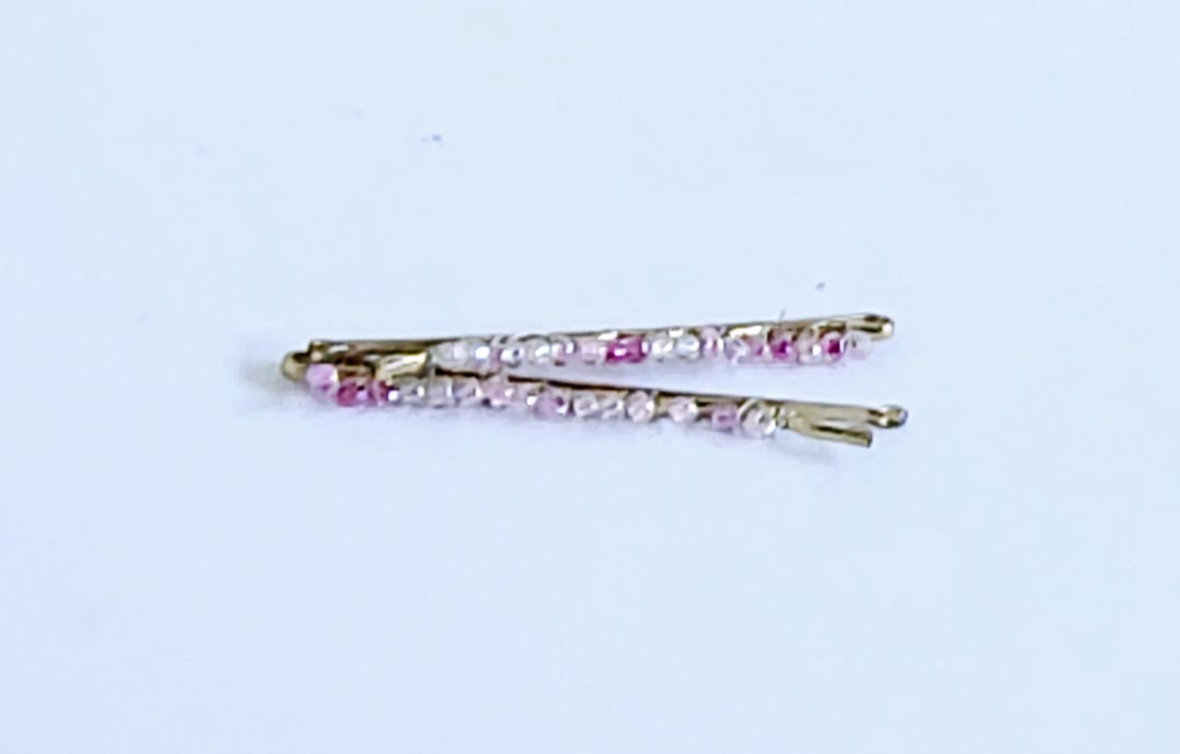 Wire-wrapped Beaded Hair Grips – Handmade Boho Hair Accessories ...