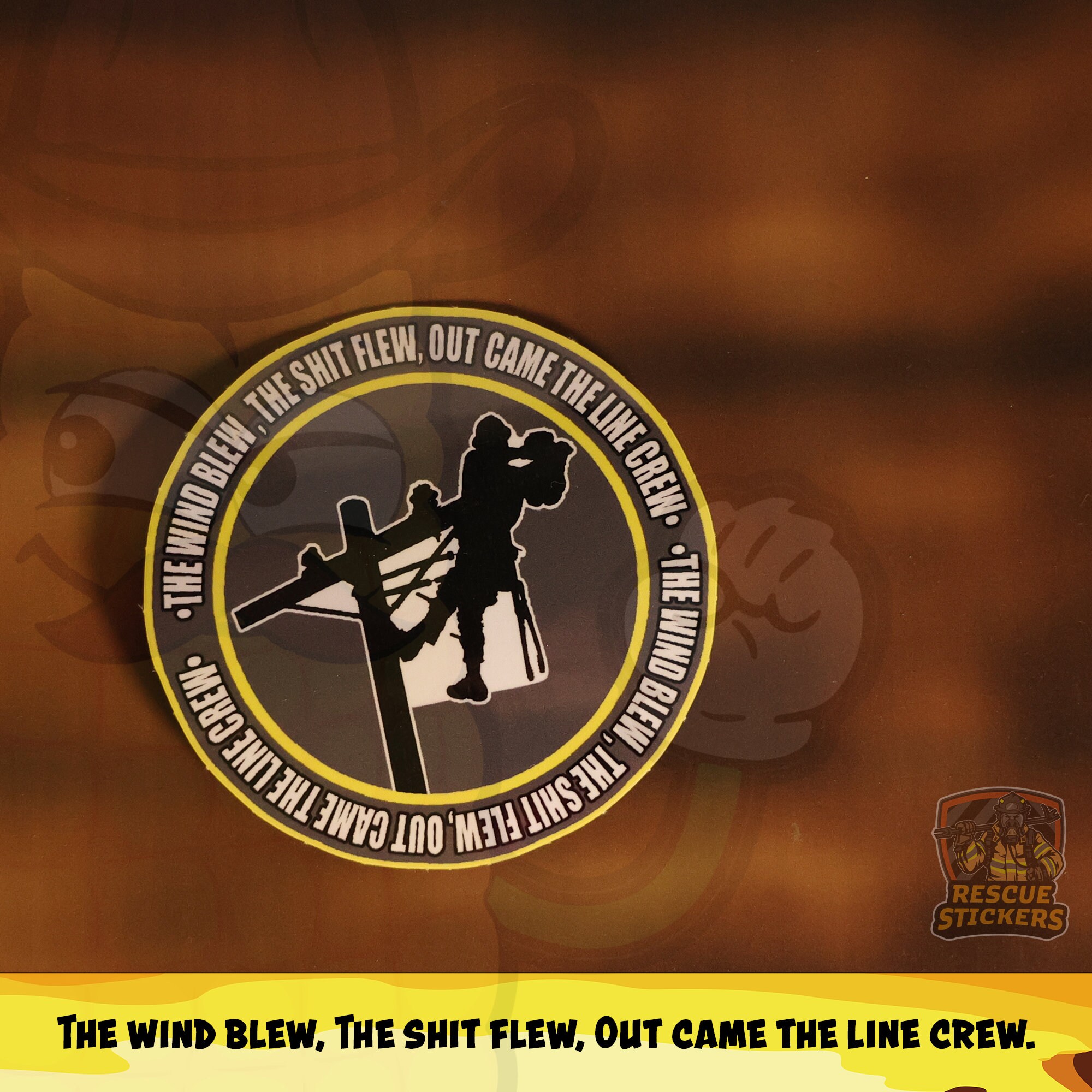 The Wind Blew the Shit Flew Out Came the Line Crew. Line - Etsy UK