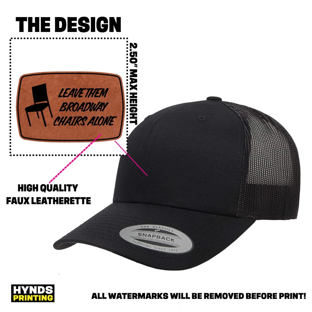 Broadway Chairs Alone custom Trucker Hats by Hyndsprinting - Etsy