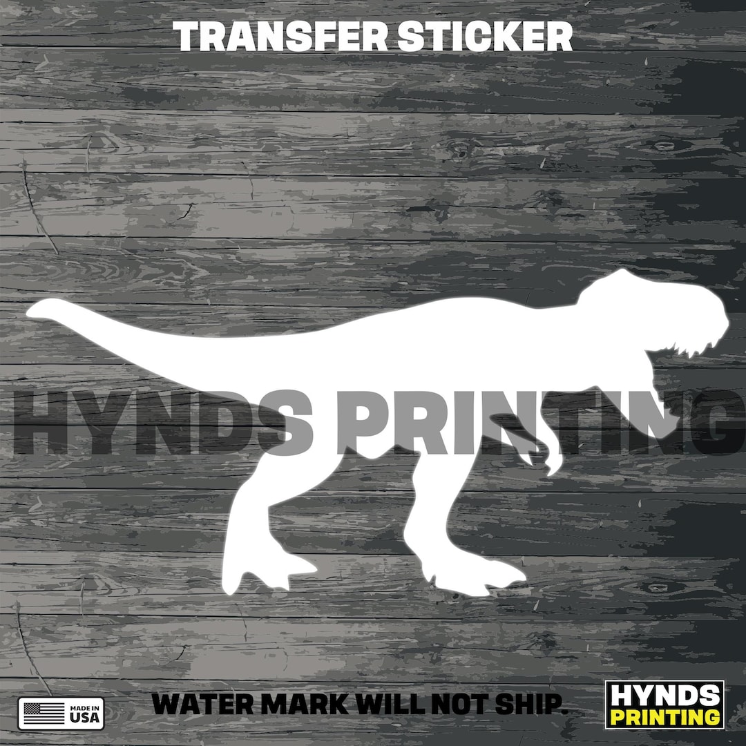 T Rex Vinyl Decal - Etsy
