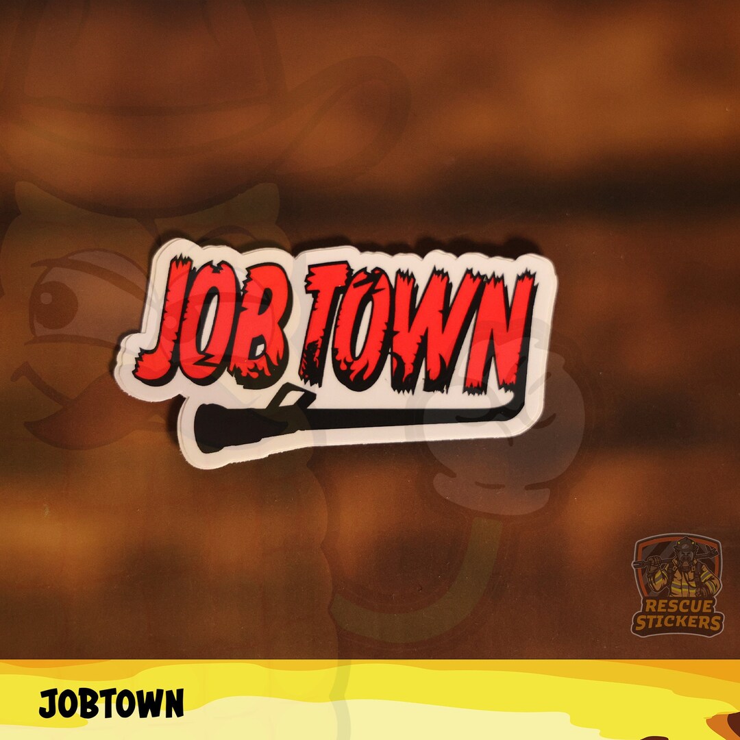 Jobtown Firefighter Stickers - Etsy