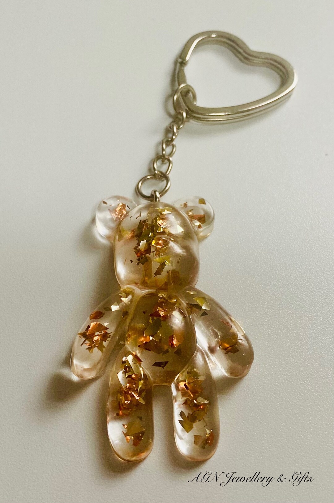 Teddy Bear Keyring - Etsy