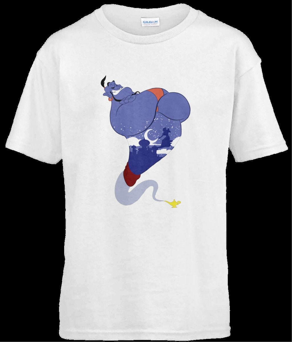 Disneybound Aladdin Genie Agrabah Skyline Tshirt Adults and - Etsy