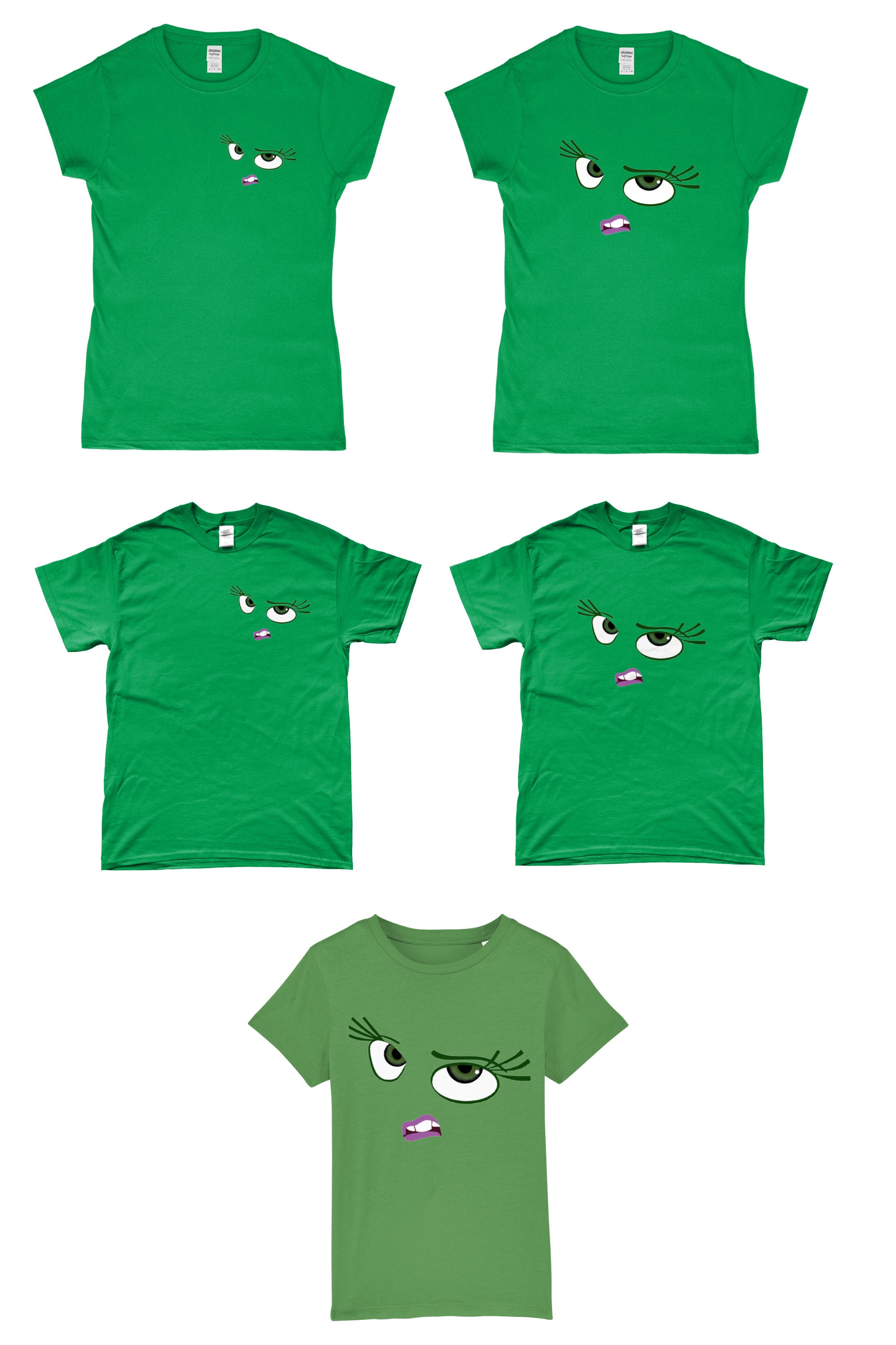 Disneybound Inside Out Joy Sadness Fear Anger Disgust T-shirt - Adults ...