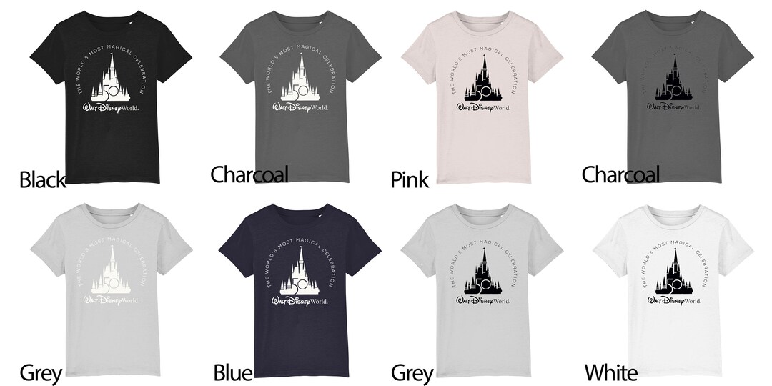 DisneyBound Disney Parks Walt Disney World WDW 50th Anniversary Logo T ...