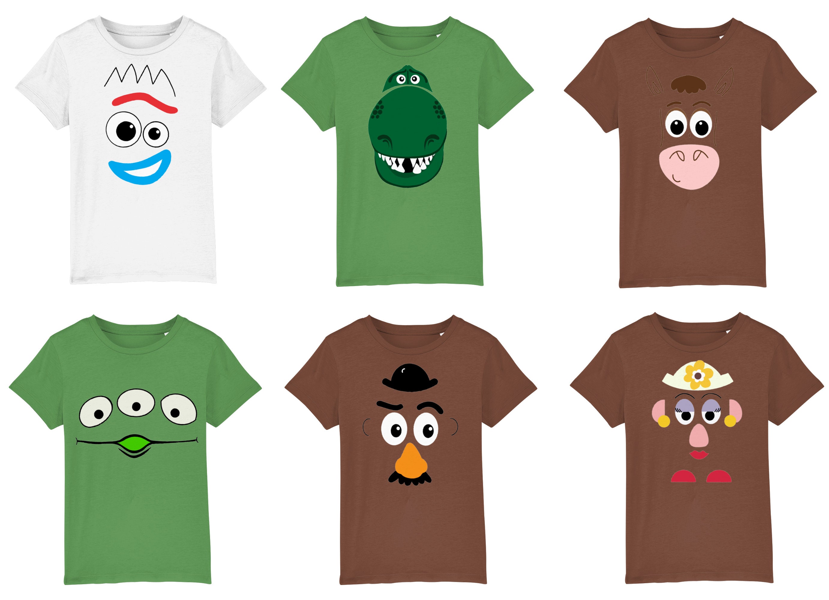 Disneybound Toy Story Rex Forky Mr Potato Head Mrs Potato Head Bulleye ...