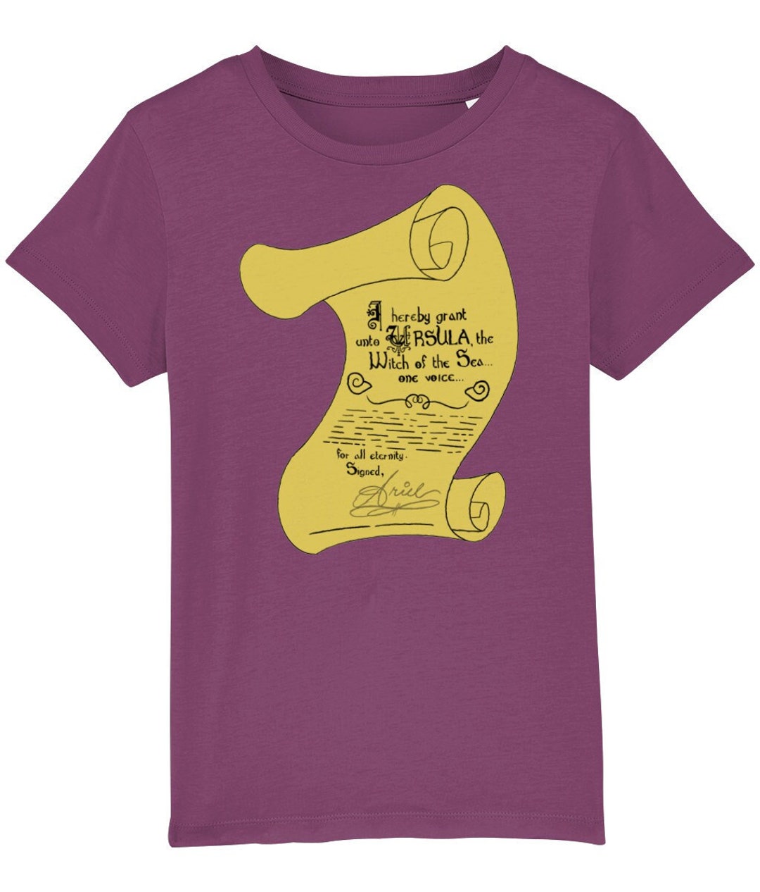 Disneybound Little Mermaid Ariel Ursula Contract T-shirt - Adults and ...