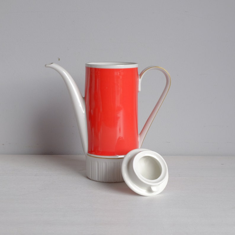 Porcelain Coffee Set for 6 KAHLA Germany 70s Coffee Cups | Etsy