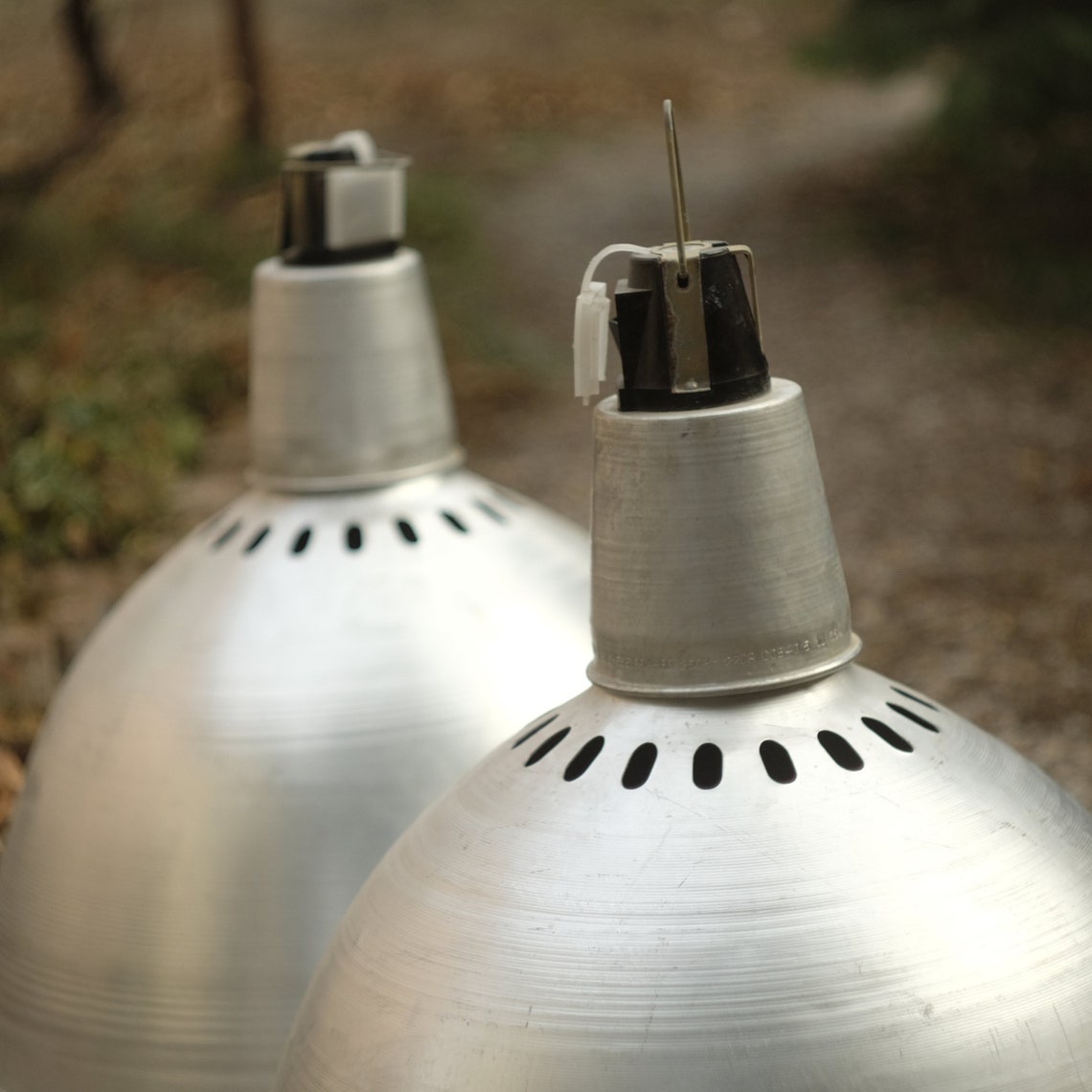 Extra Large Dome Pendant Lamp, Industrial Light Fixture, Metal Ceiling ...