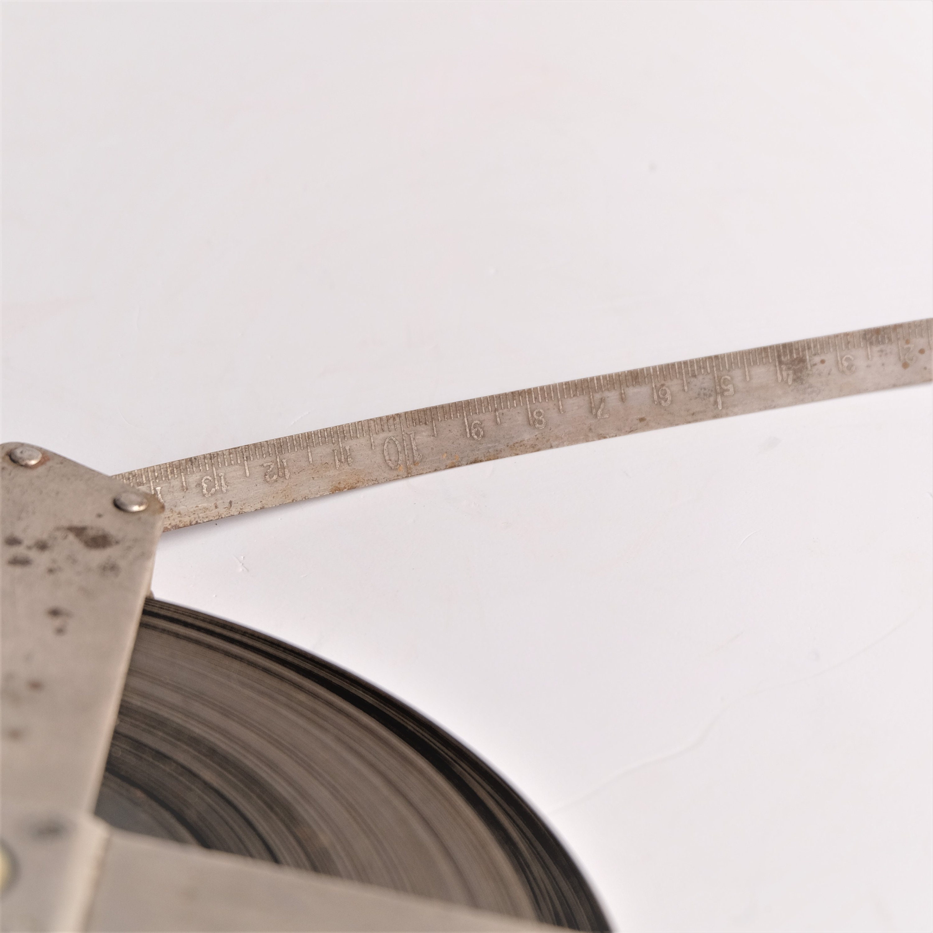 Vintage Steel Tape Measure Reel 50 m / 164' Old Hand | Etsy