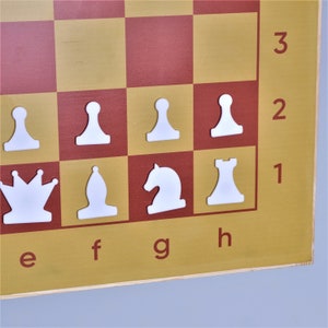 Large Chess Set Wall Mounted Metal Chess Board With Magnetic - Etsy
